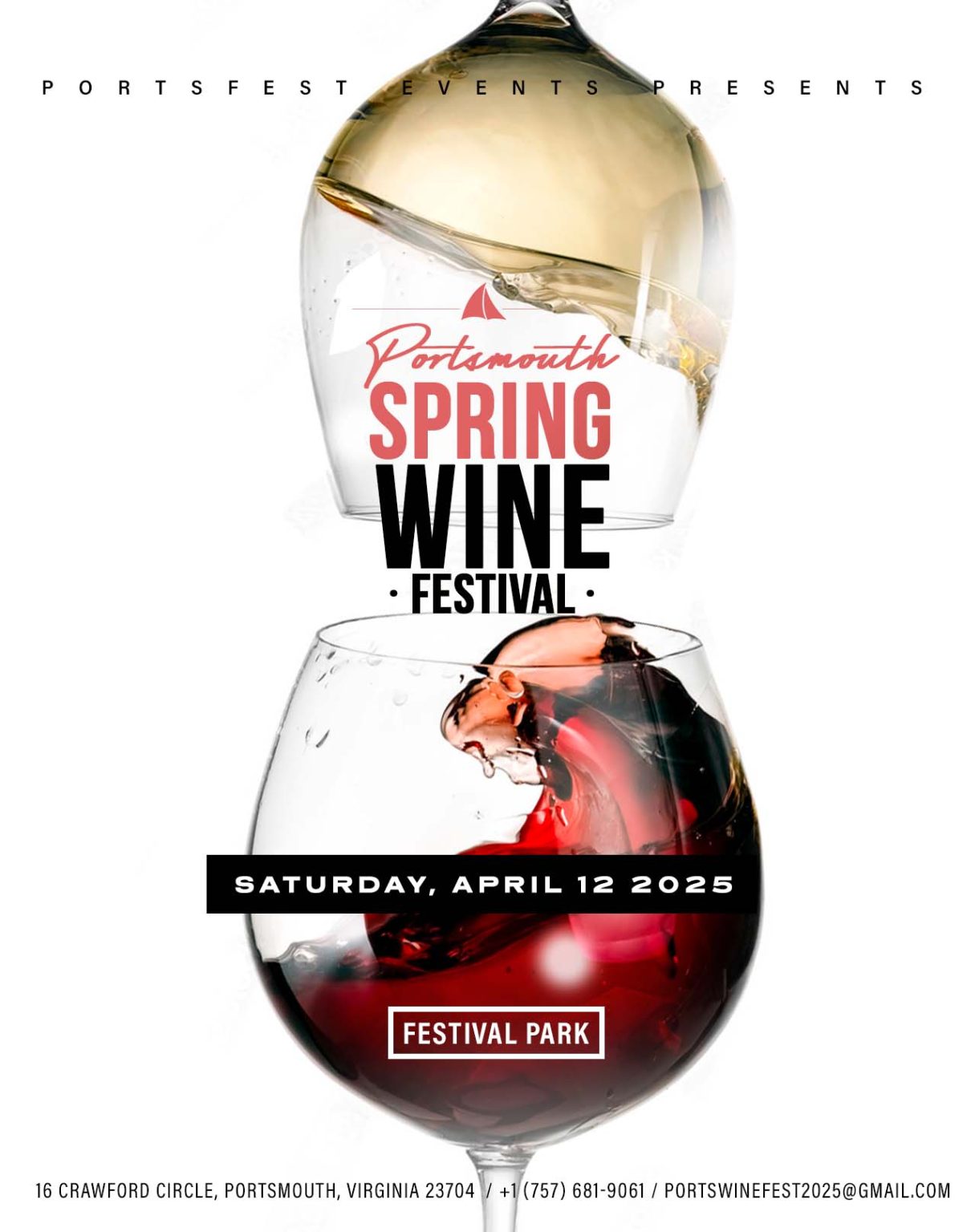Portsmouth Spring Wine Festival – Saturday, April 12, 2025