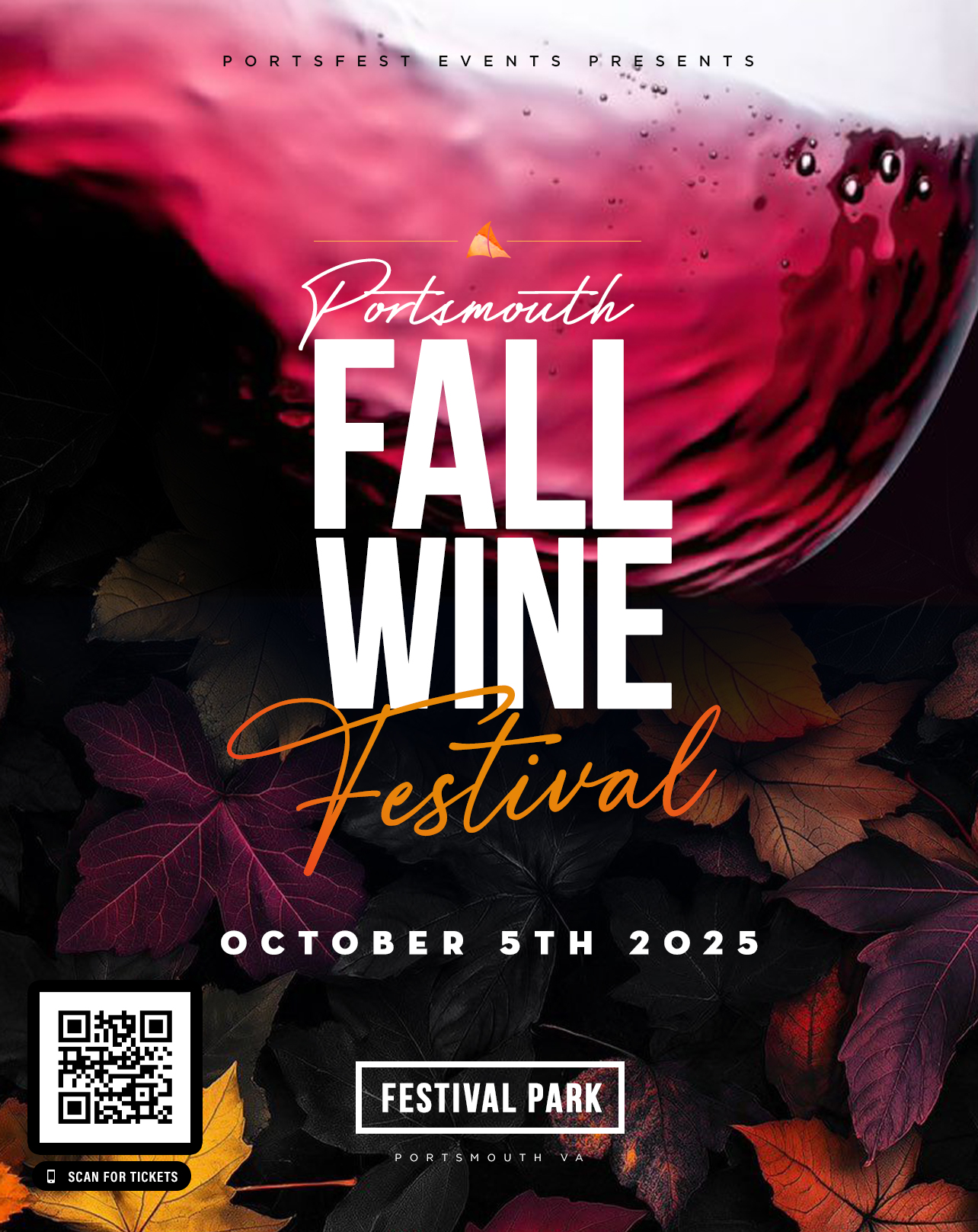 Portsmouth Fall Wine Festival – Sunday, October 5, 2025